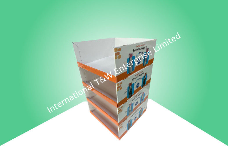 Heavy Duty Stackup Disney PDQ / Cardboard Trays For Promoting Kid Drink ...