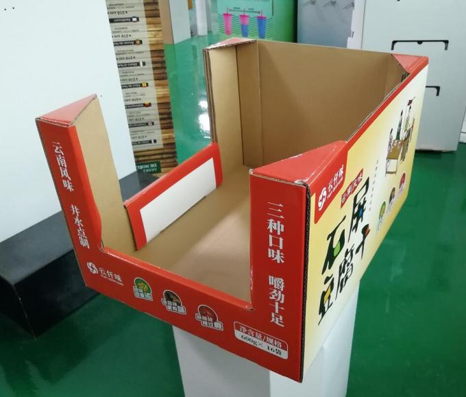 EB Flute Stacked Up PDQ Display Strong Cardboard Trays