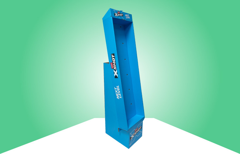 Stable Cardboard Free Standing Display Units Easy Assembly Header ...