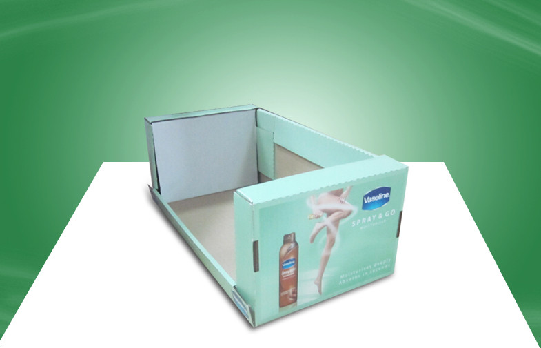 Heavy Duty PDQ Trays Countertop Cardboard Display Box With Glossy ...