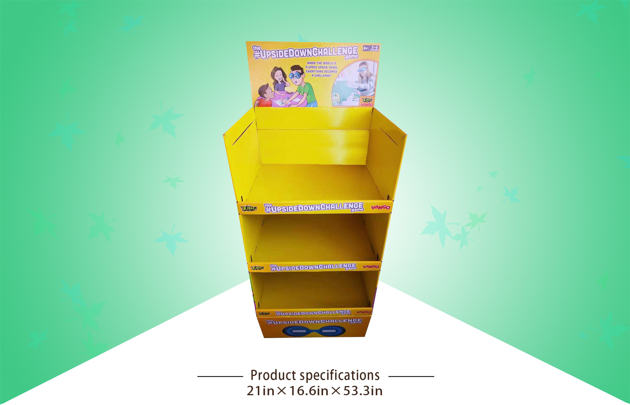 Eye Cataching Custom POP Cardboard Displays Easy Assembly Free Standing