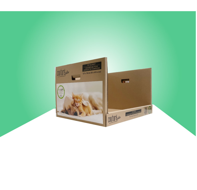 Heavy Duty Costco Double Wall PDQ Display Cardboard Tray For ...