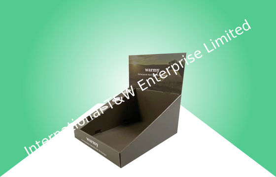 Biodegradable Cardboard Counter Display Matte Finish For Promoting ...