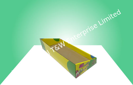 Kids Candy Cardboard PDQ Trays For Selling Candy / Foods / Snacks