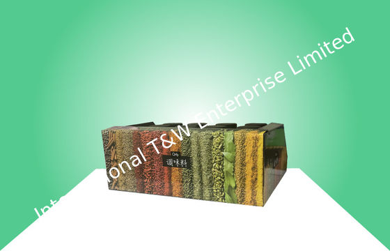Double Wall Cardboard PDQ Trays Heavy Duty Stackup For Promoting Spices ...